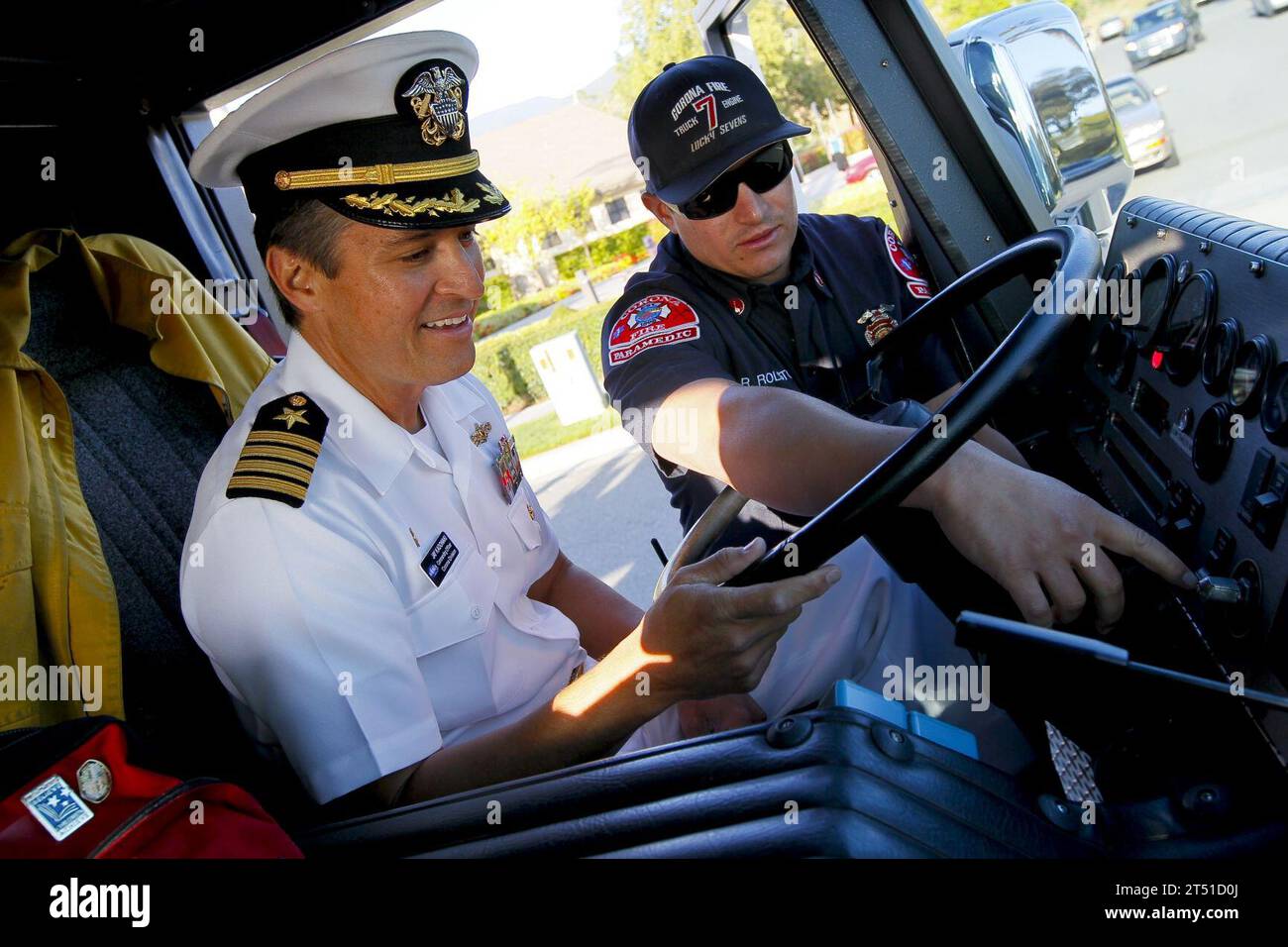 Fire department officer speech hi-res stock photography and images - Alamy