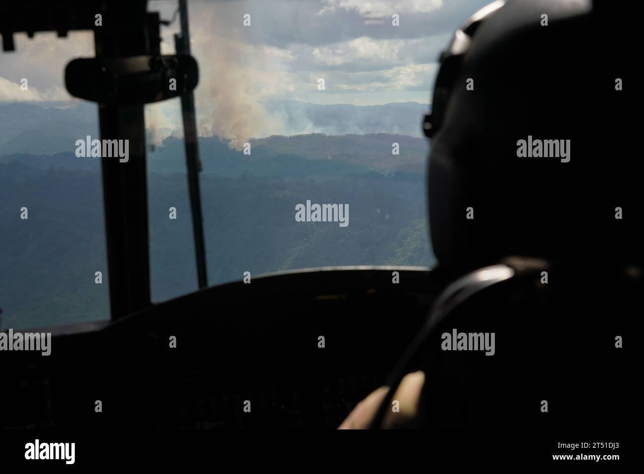 Chinook Helicopter Cockpit