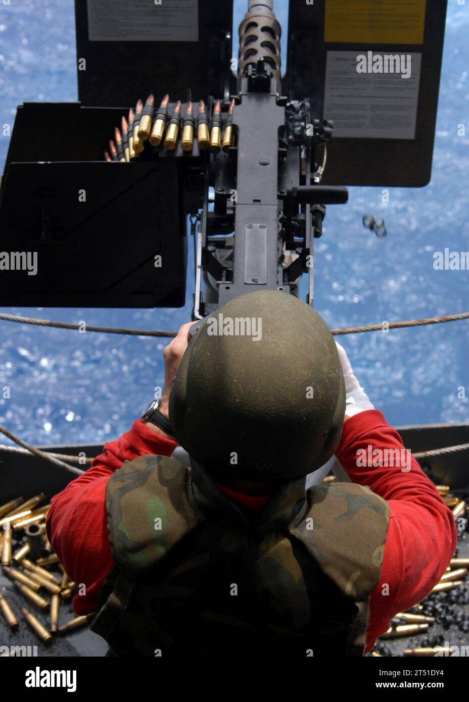 .50 caliber machine gun, USS George Washington (CVN 73 Stock Photo - Alamy