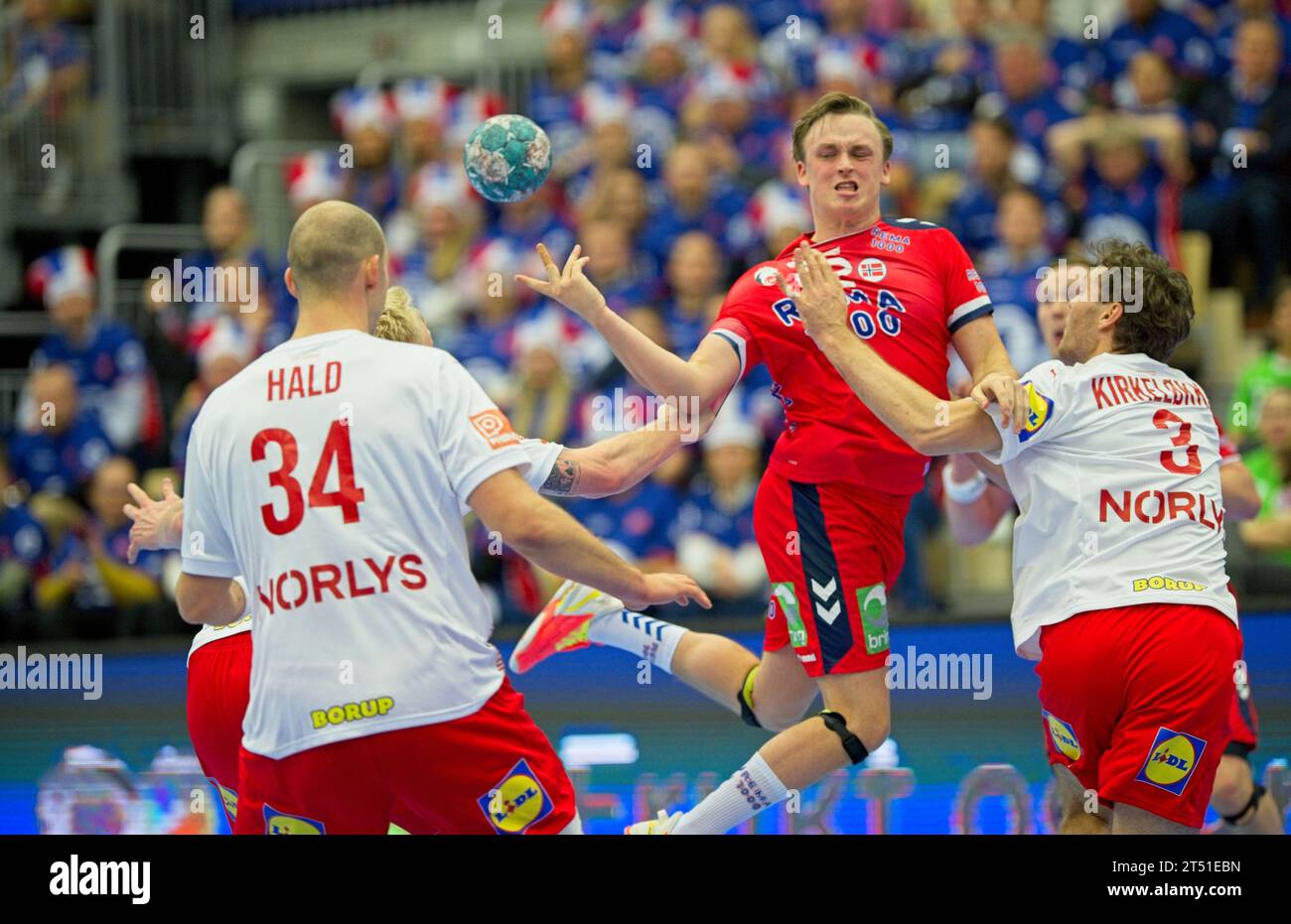 Bergen, Norway, 2nd November 2023. Norway - Denmark in the second game ...