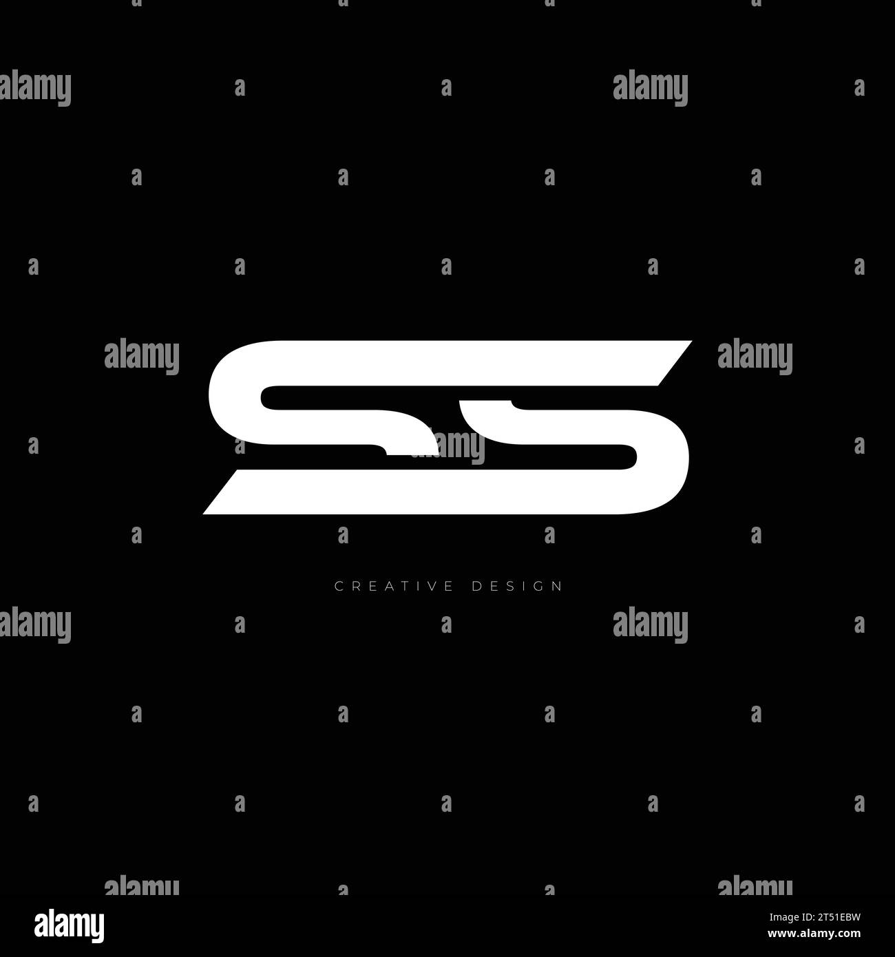 Ss letter stylish monogram logo Royalty Free Vector Image Stock Vector ...