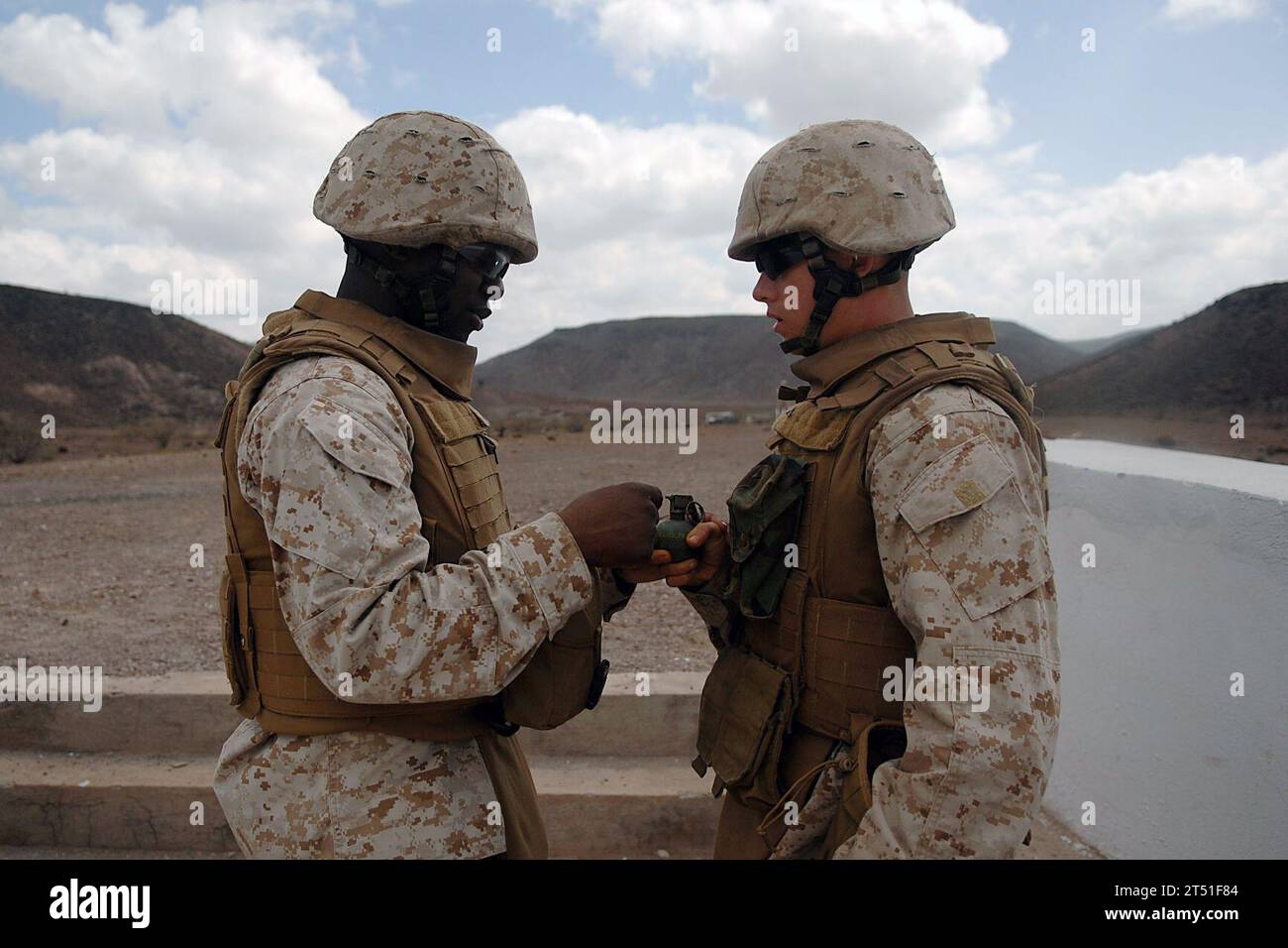 3rd LAAD, AT-4, Camp Lemonier, Djibouti, Firing Range, HOA, M67 ...