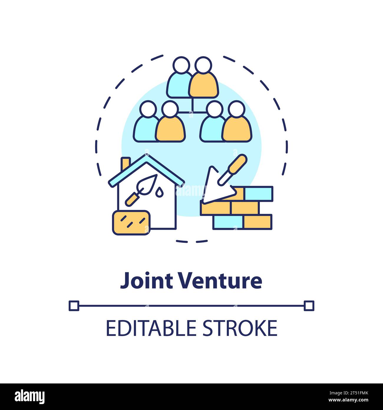 Sharing a joint Stock Vector Images - Alamy