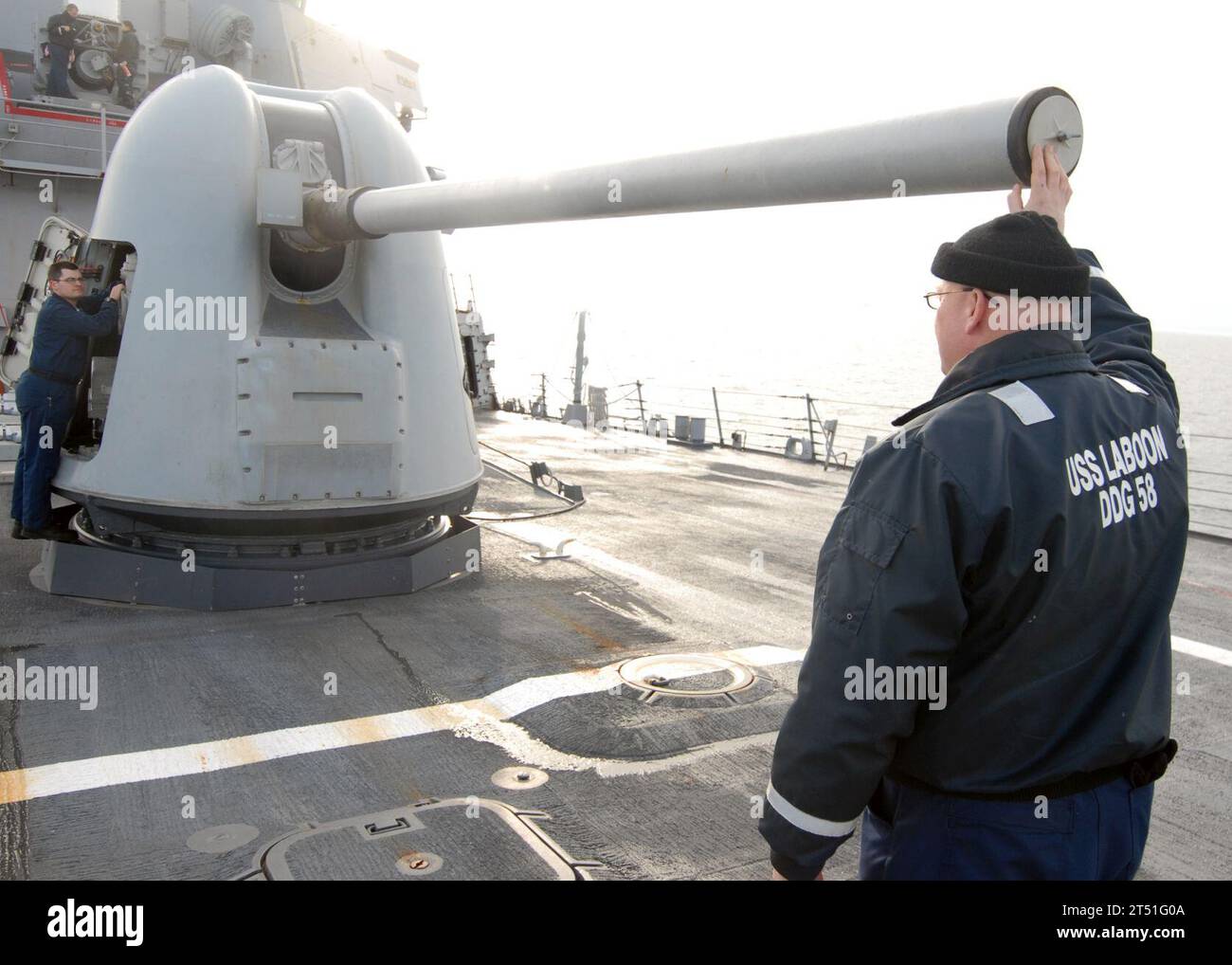 5-inch gun, Guided-Missile Destroyer, navy, U.S. Navy, USS Laboon (DDG ...