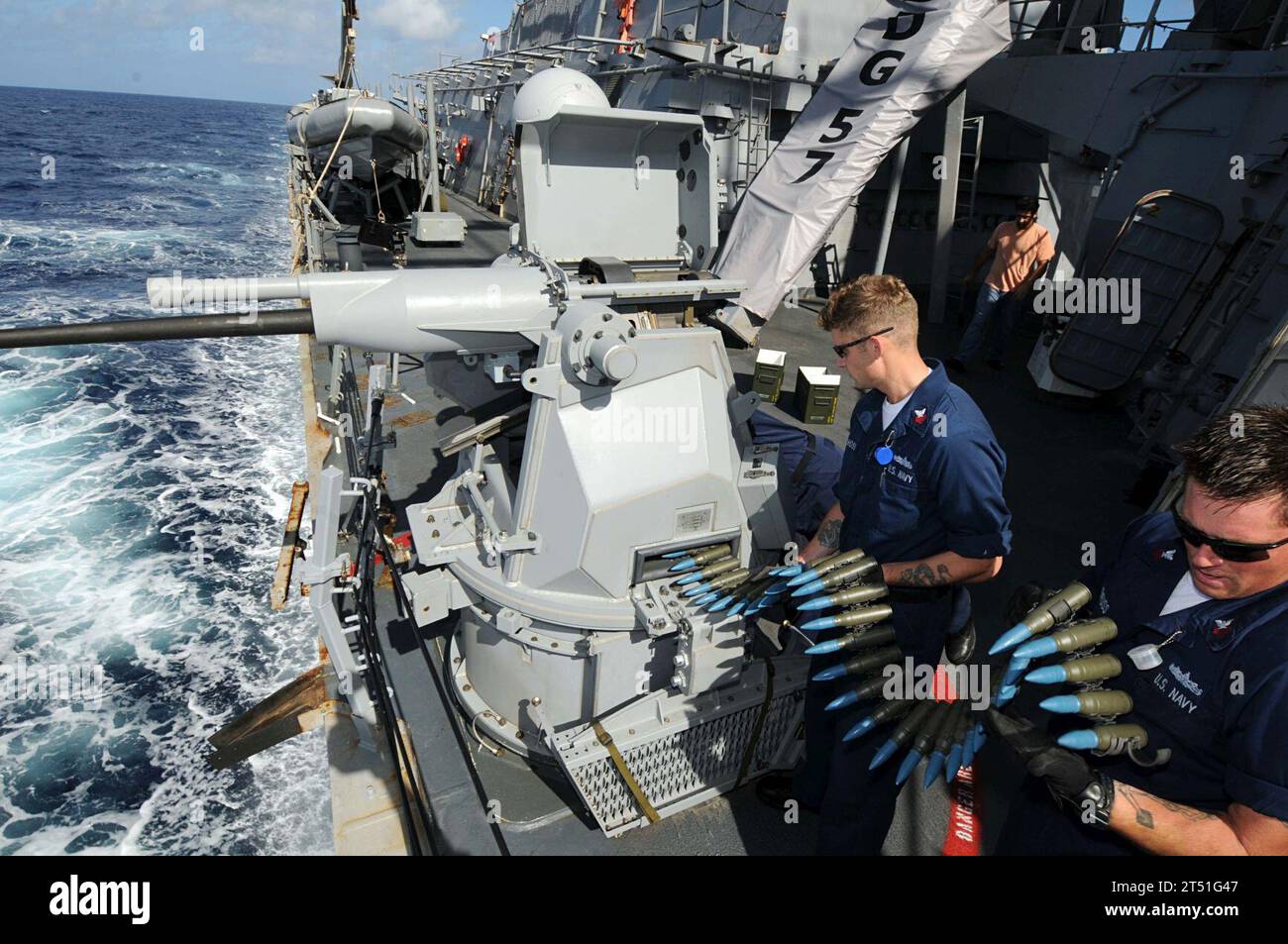 5-inch Mark 45/54-caliber lightweight gun, ex-USNS Saturn, George H.W ...