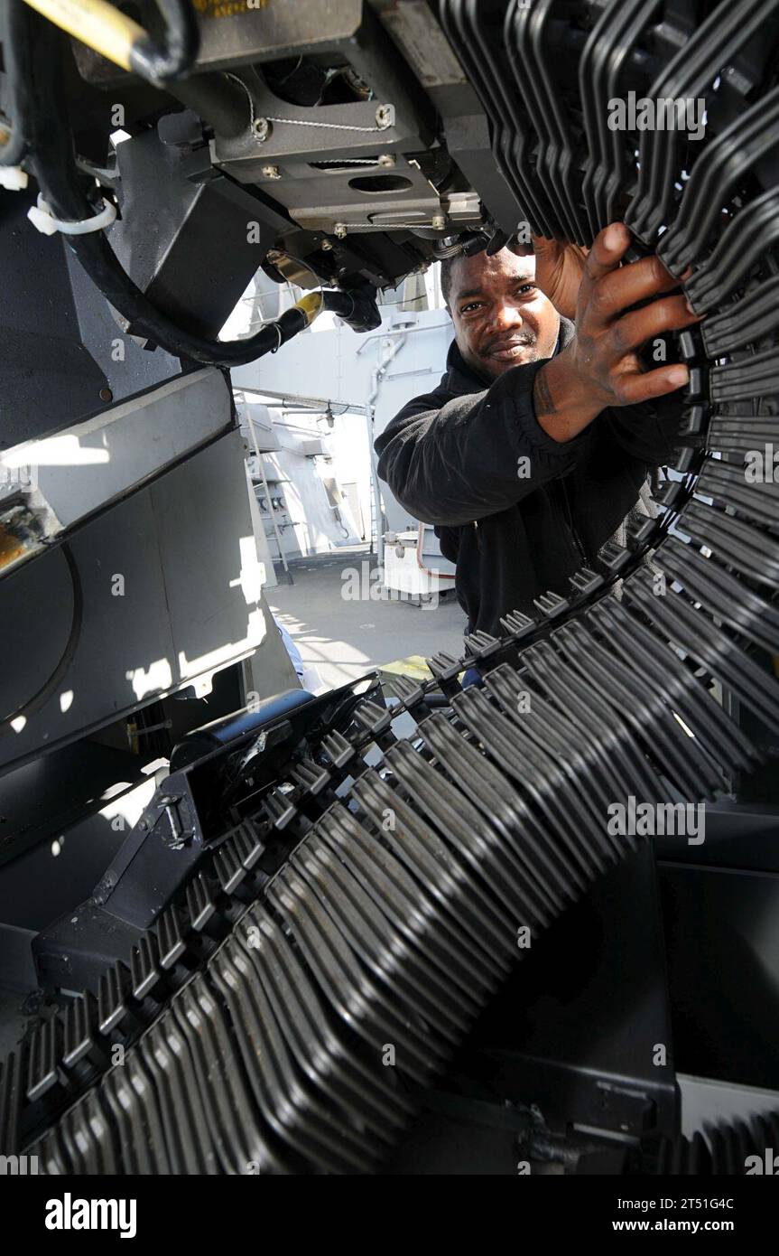 5-inch Mark 45/54-caliber lightweight gun, ex-USNS Saturn, George H.W ...