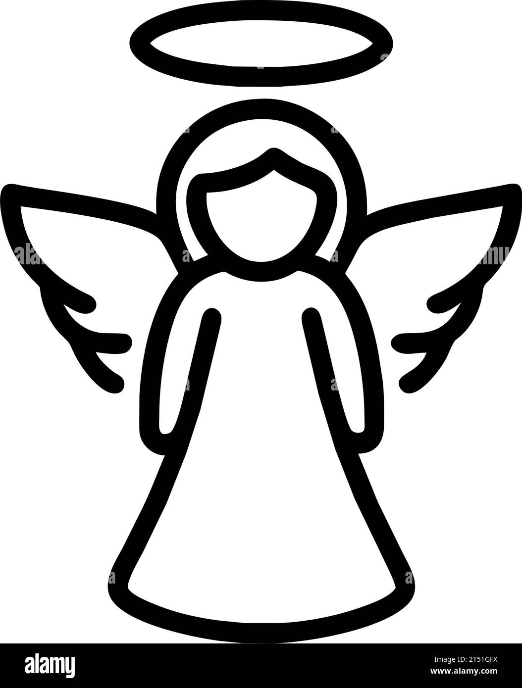 angel icon illustration Stock Vector Image & Art - Alamy