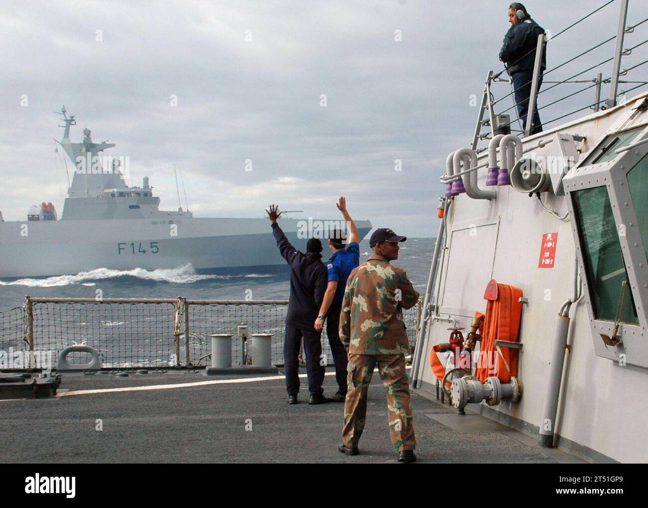 0907161655H-048 INDIAN OCEAN (July 16, 2009) South African Sailors ...