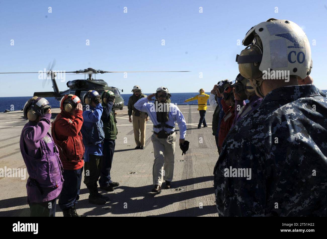 110722XX151-227 CORAL SEA (July 22, 2011) U.S. Ambassador to Australia ...
