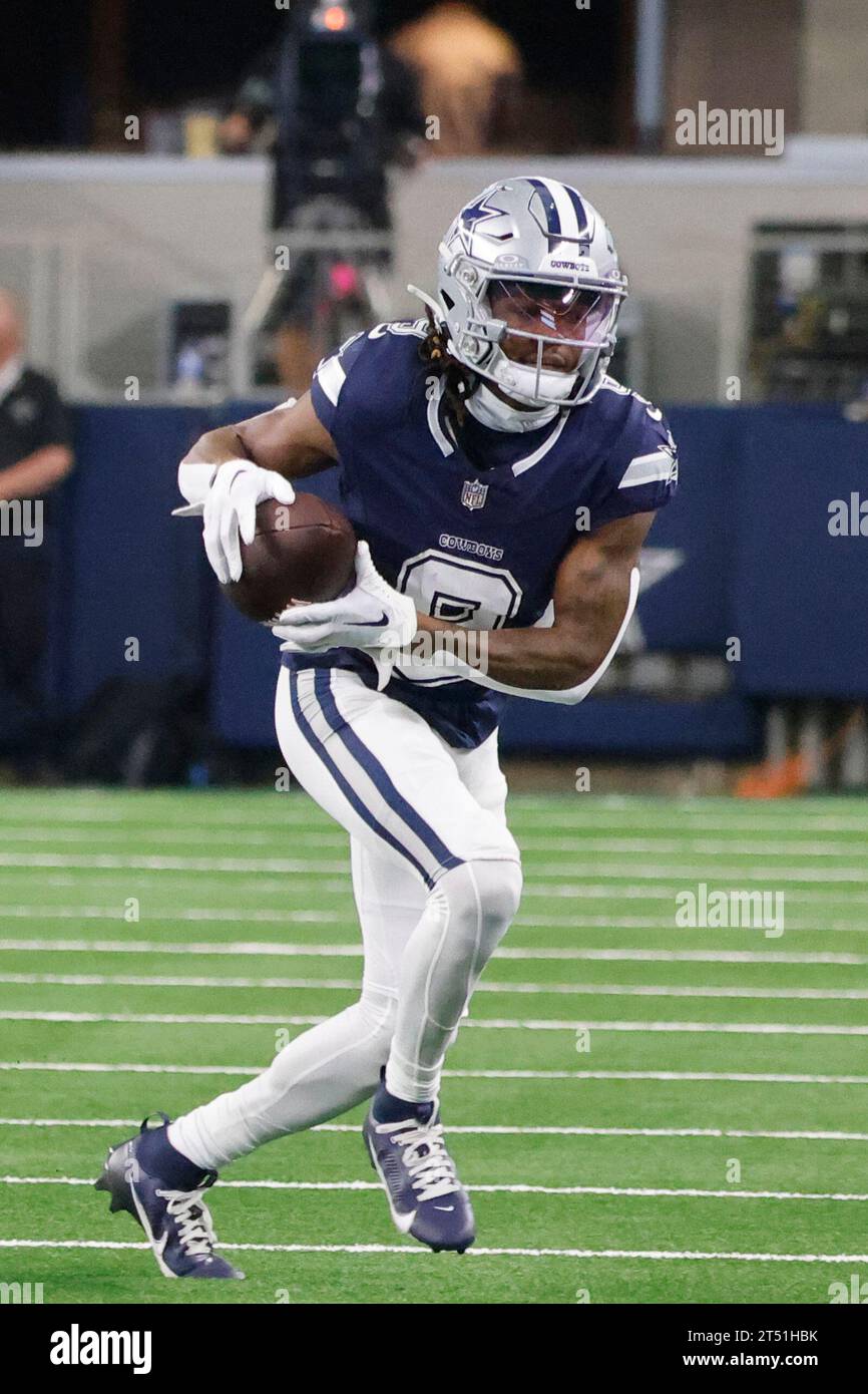 Dallas Cowboys wide receiver KaVontae Turpin (9) runs after a reception ...