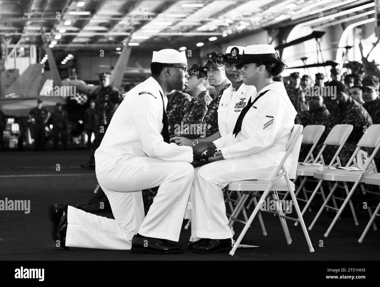 9/11 memorial ceremony, Sailors, U.S. Navy, USS Harry S. Truman (CVN 75 ...
