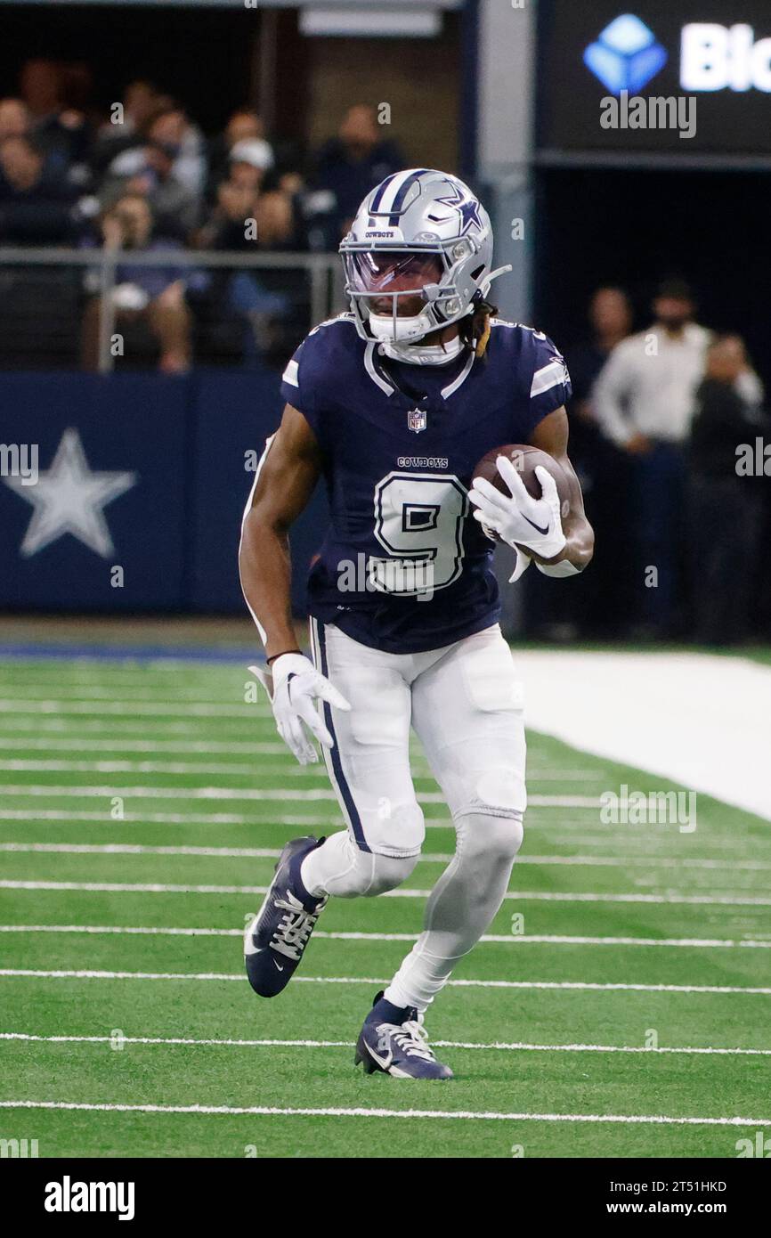 Dallas Cowboys wide receiver KaVontae Turpin (9) runs after a reception ...