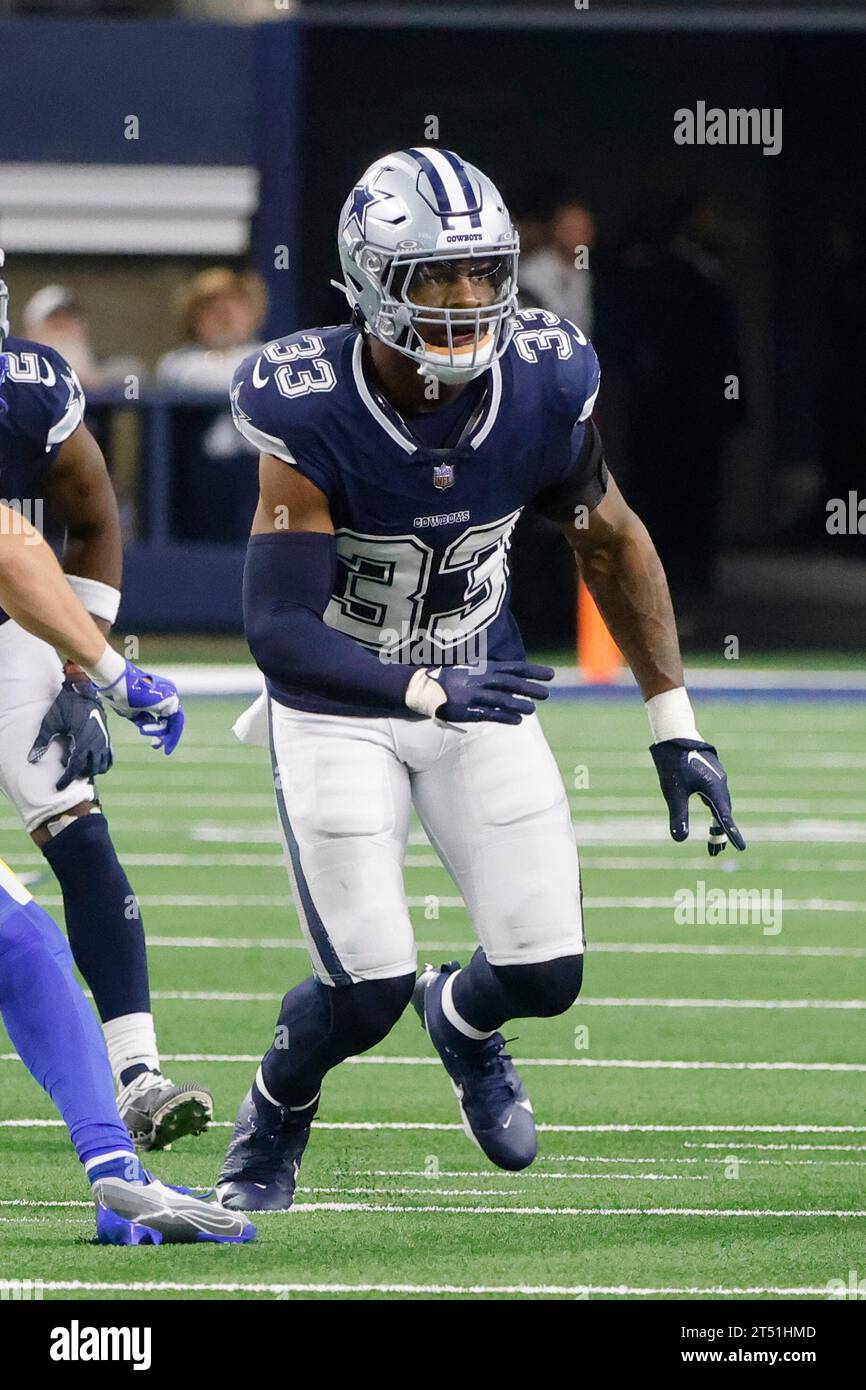 Dallas Cowboys linebacker Damone Clark (33) rushes the passer during an ...