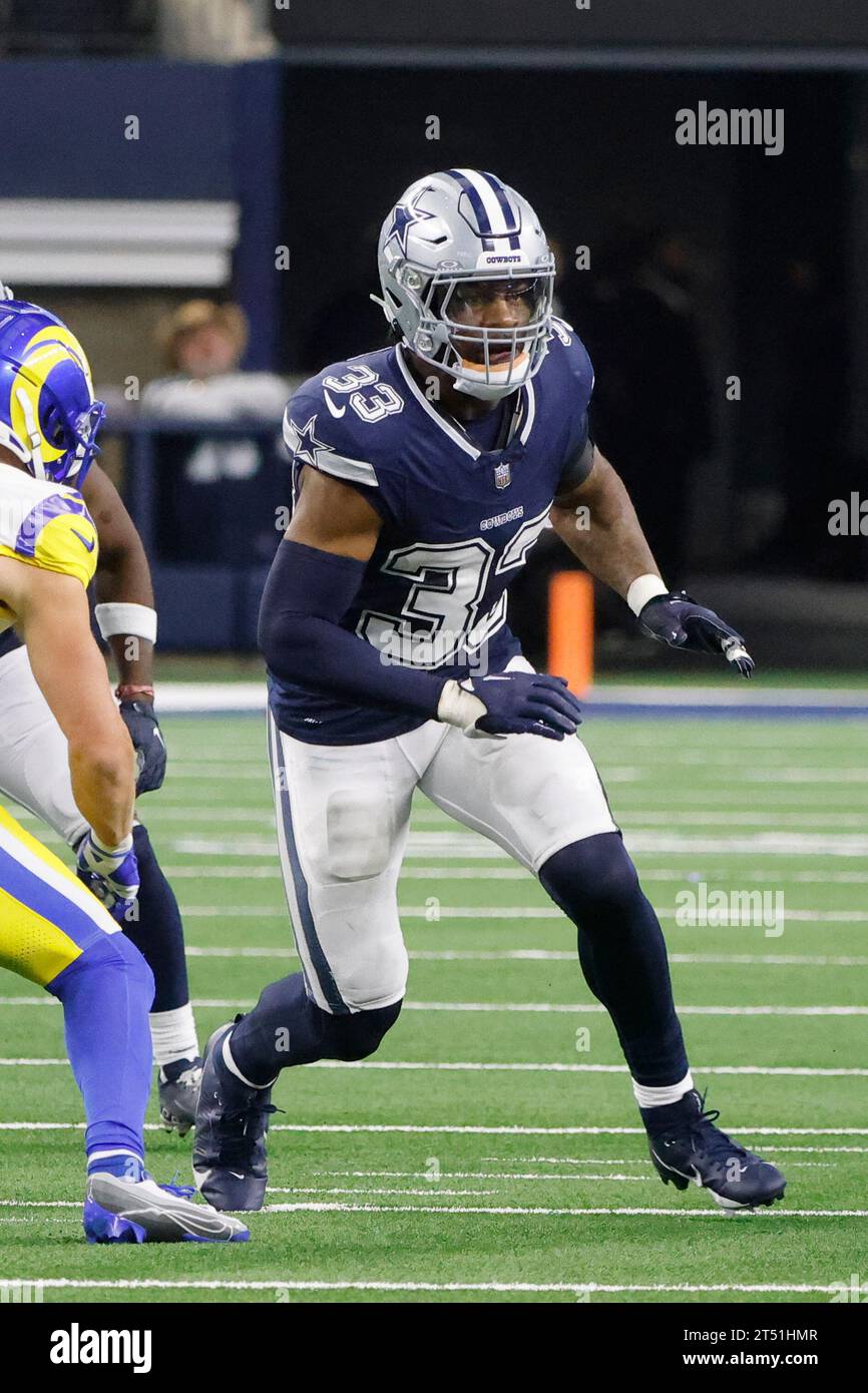 Dallas Cowboys linebacker Damone Clark (33) rushes the passer during an ...