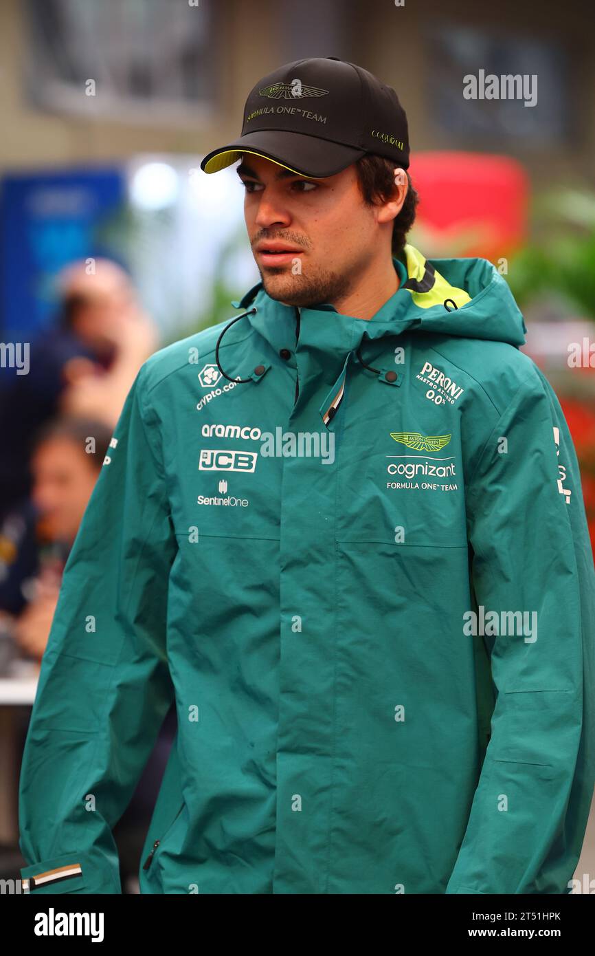 Sao Paulo, Brazil. 02nd Nov, 2023. Lance Stroll (CDN) Aston Martin F1 ...