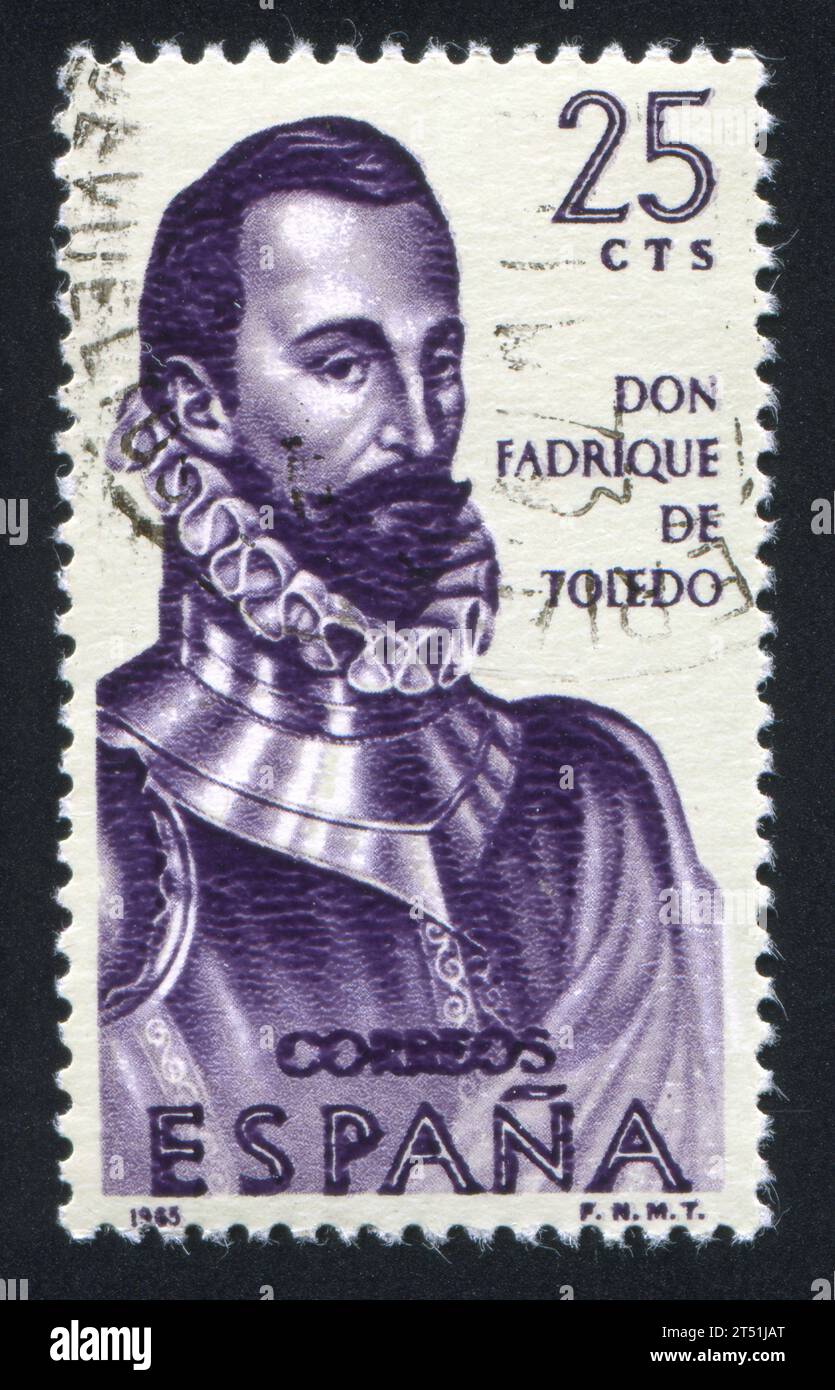 SPAIN - CIRCA 1965: stamp printed by Spain, shows Portrait of Don ...