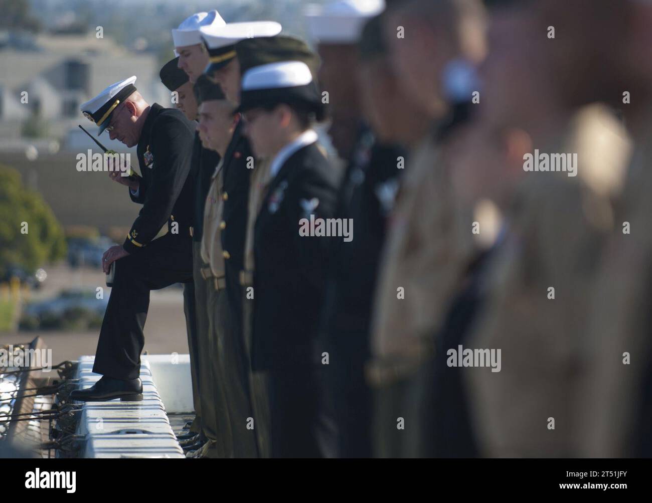 11th MEU, Deployment, man the rails, san diego, U.S. Navy, underway ...