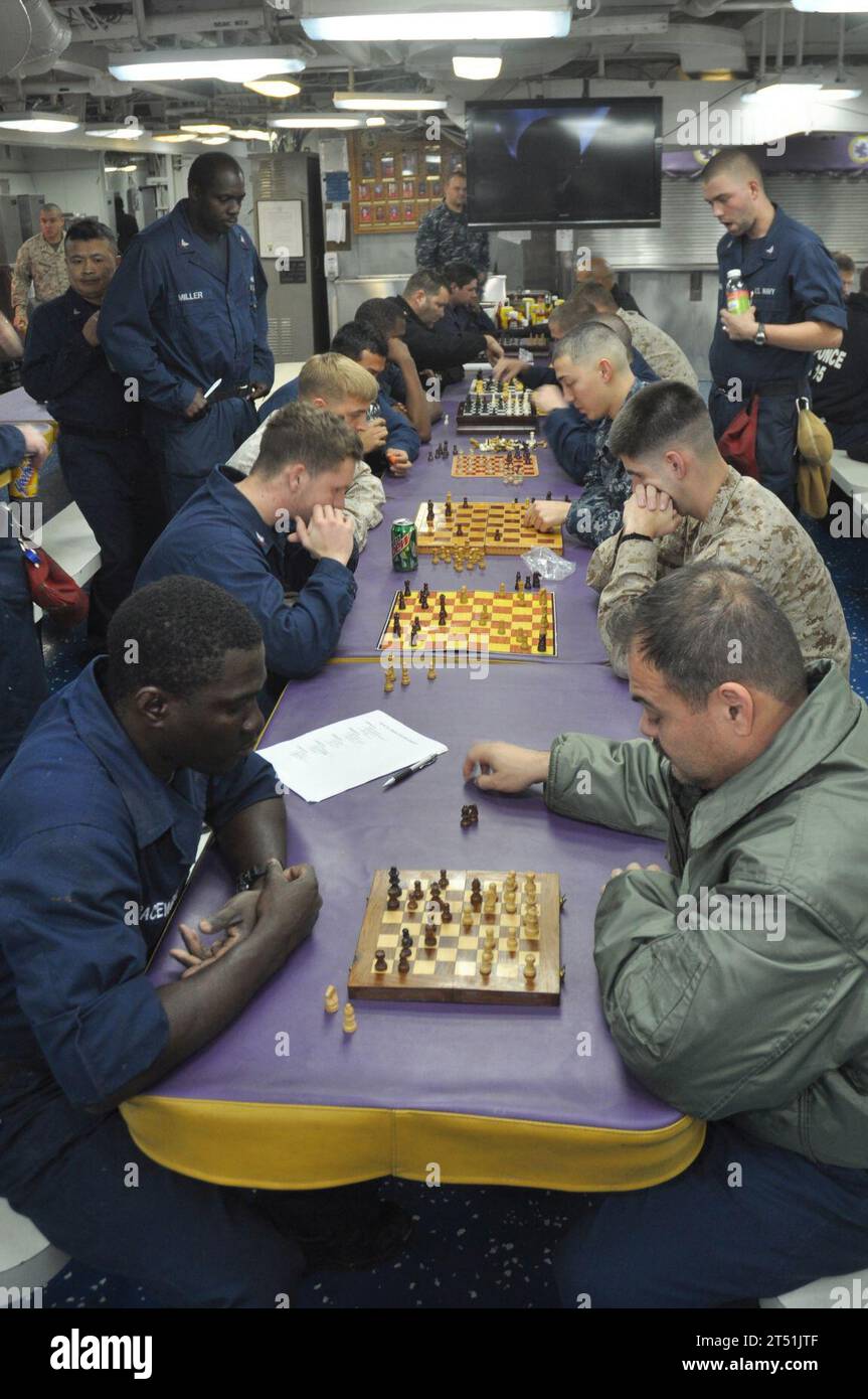 1103117293M-186 MEDITERRANEAN SEA (March 11, 2011) Sailors and Marines ...
