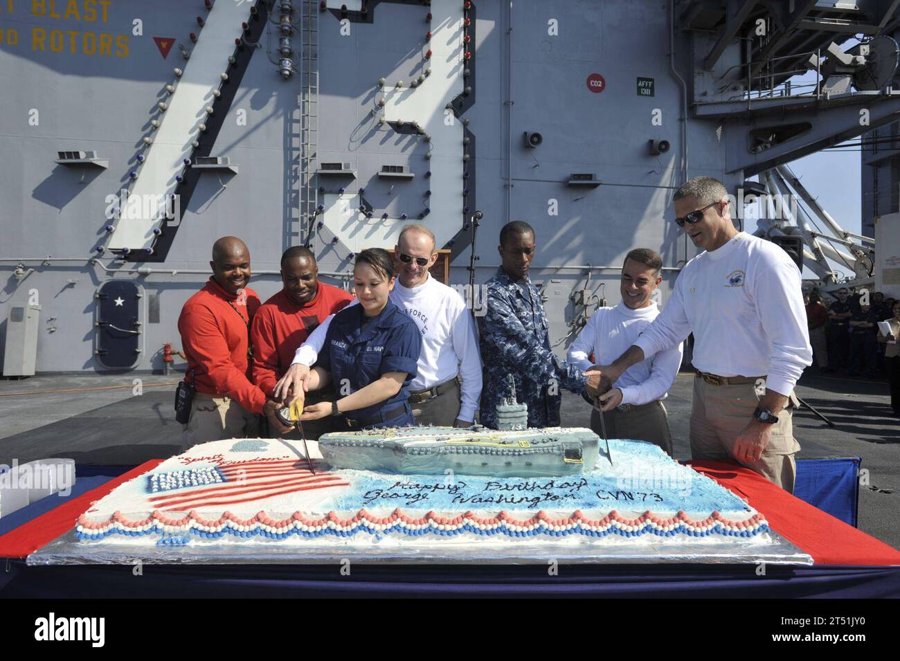 110704BR887-027 SOUTH CHINA SEA (July 4, 2011) Capt. David A. Lausman ...