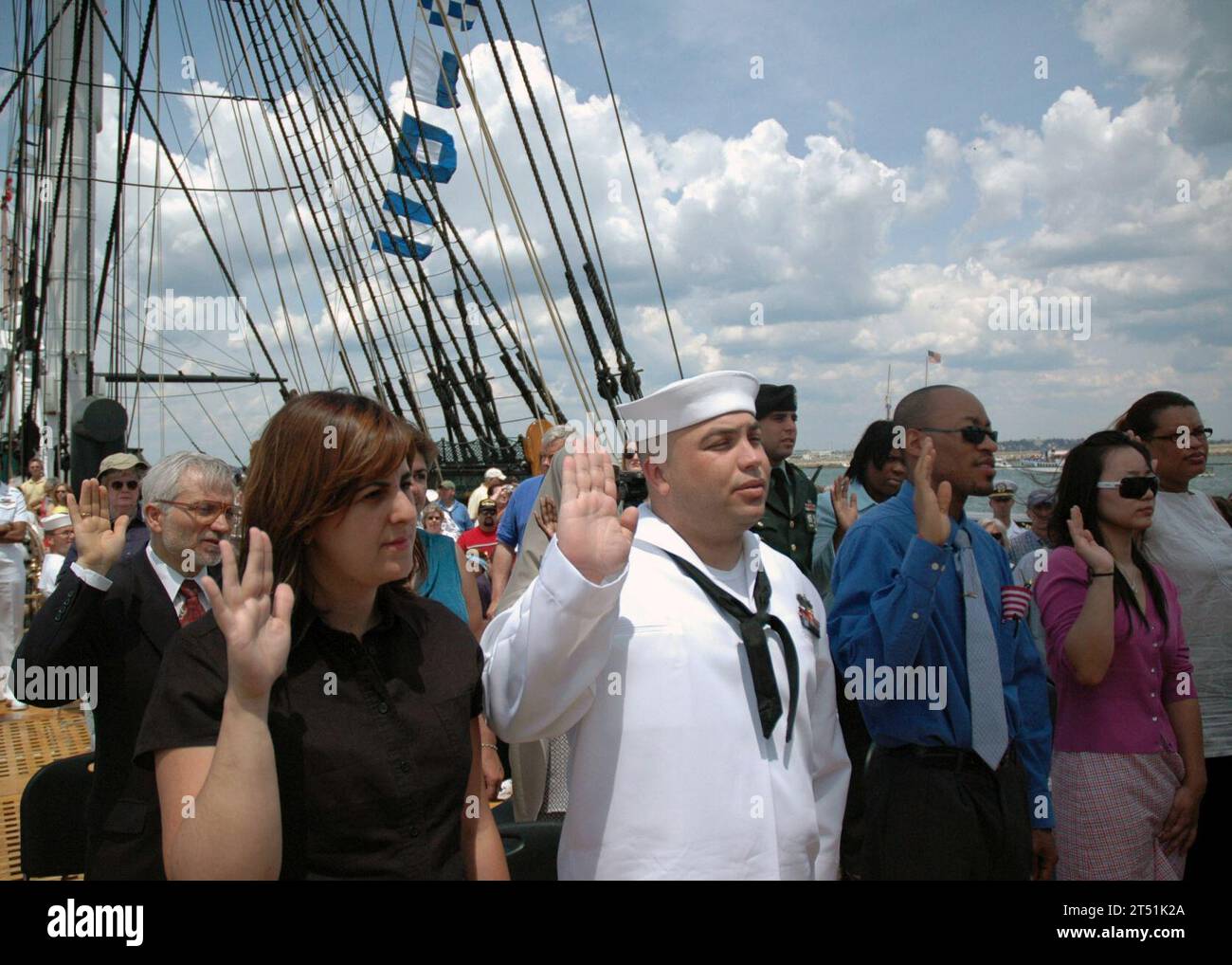 Navy day naturalization ceremony hi-res stock photography and images ...
