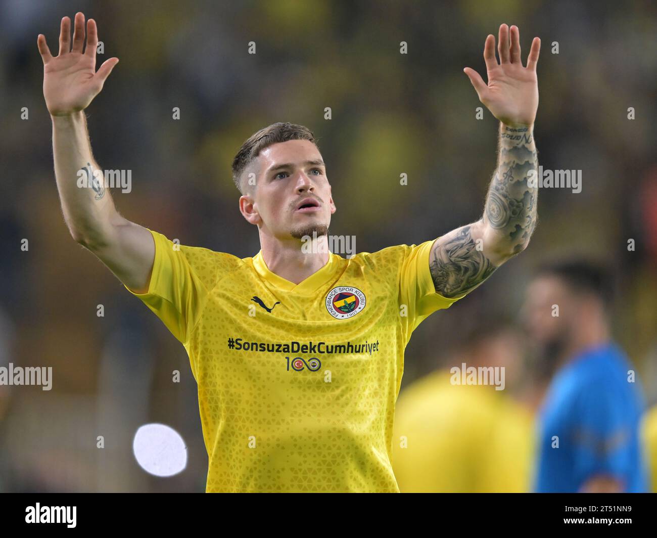 ISTANBUL - Ryan Kent of Fenerbahce SK during the UEFA Conference League ...