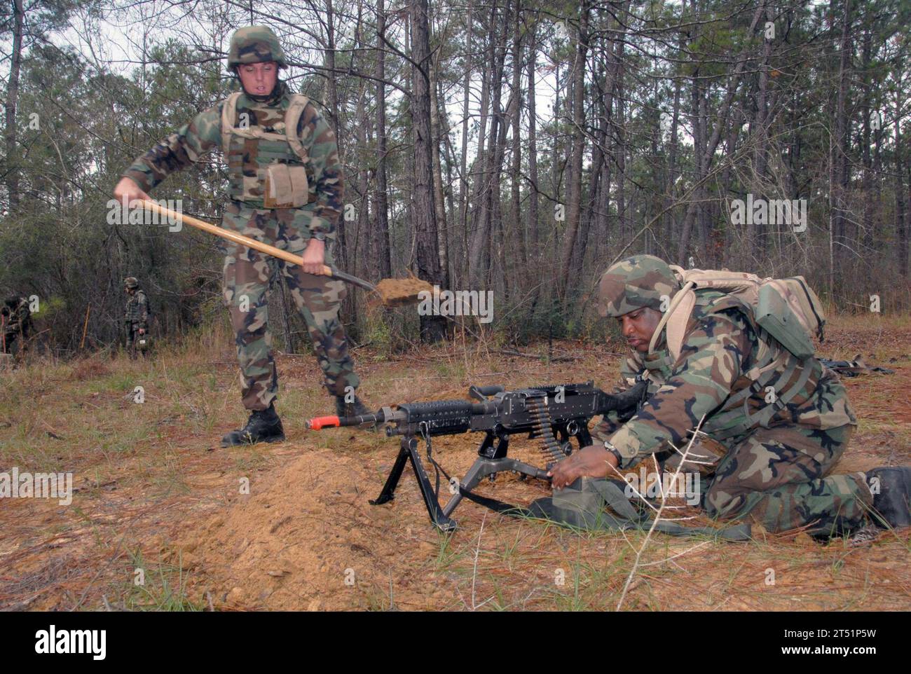 240 B machine gun, battalion's combat, Camp Shelby, Chief and Officer ...