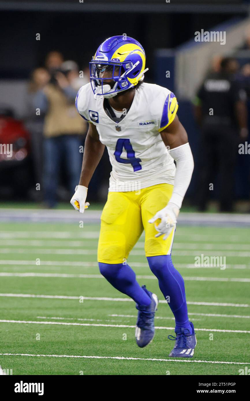 Los Angeles Rams safety Jordan Fuller (4) defends during an NFL ...