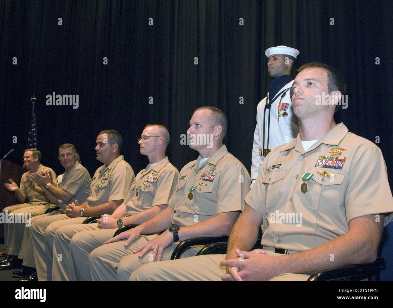 0707193557N-091 WASHINGTON (July 19, 2007) - At the U.S. Navy Memorial ...