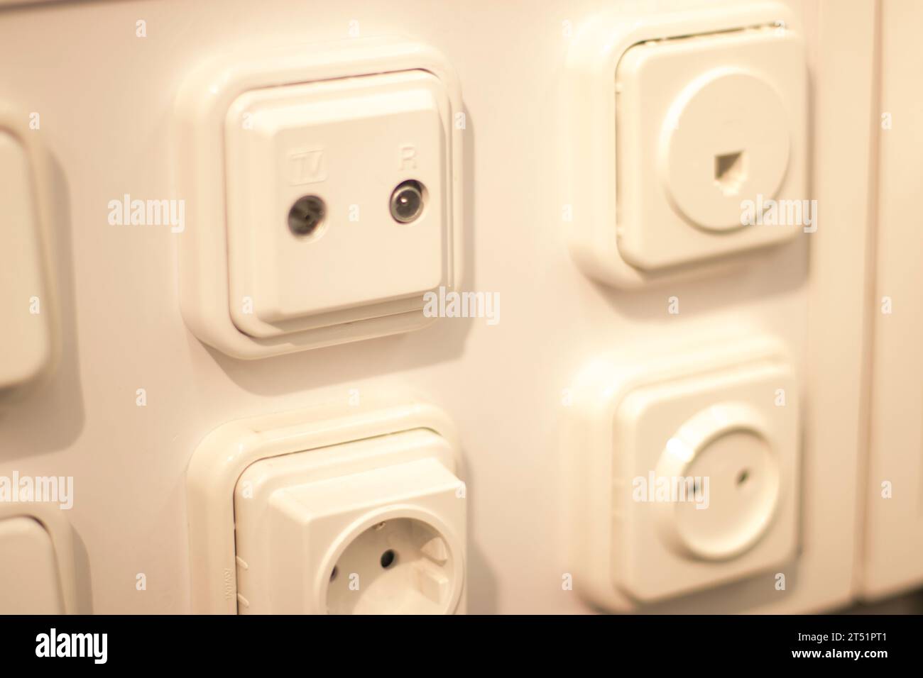 Store socket and switch display of productrs on sale on wall ...
