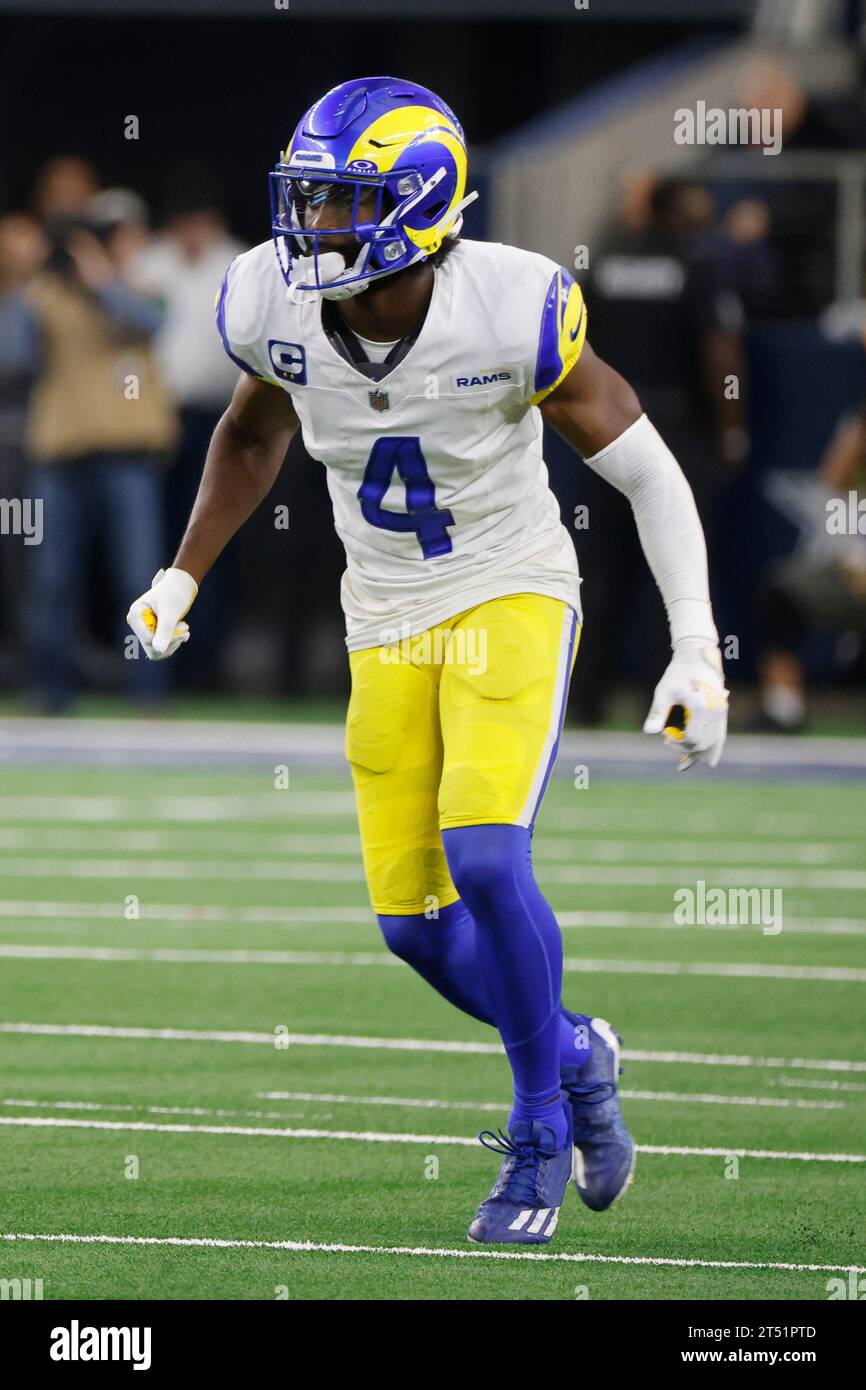 Los Angeles Rams safety Jordan Fuller (4) defends during an NFL ...
