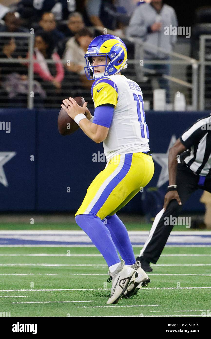 Los Angeles Rams quarterback Brett Rypien (11) prepares to throw a pass ...