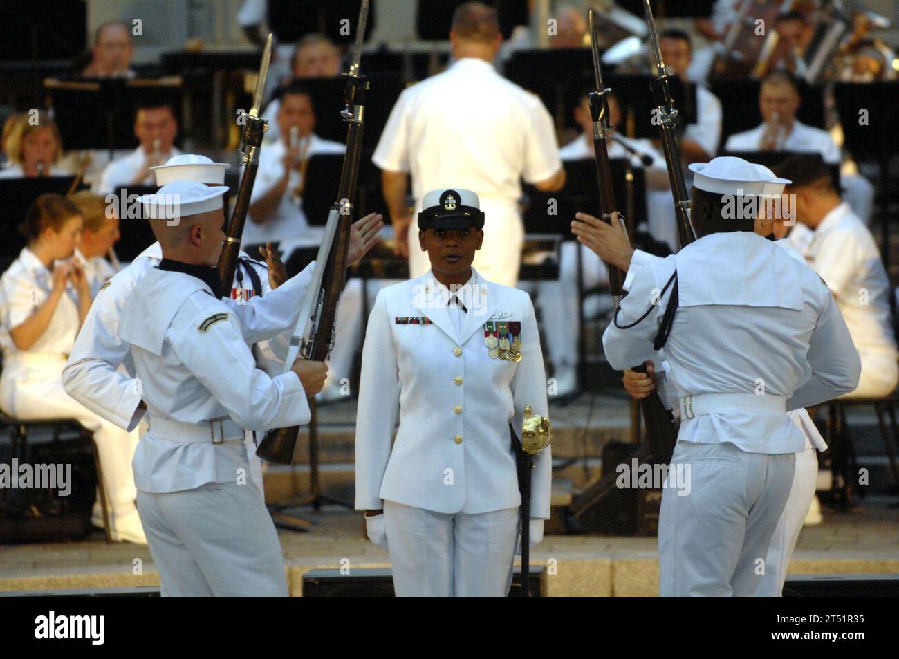 Navy ceremonial guard drill team hi-res stock photography and images ...