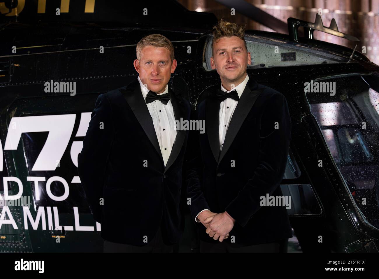 Joey Bone and James Bone pose for photographers upon arrival at the premiere for the TV series ...