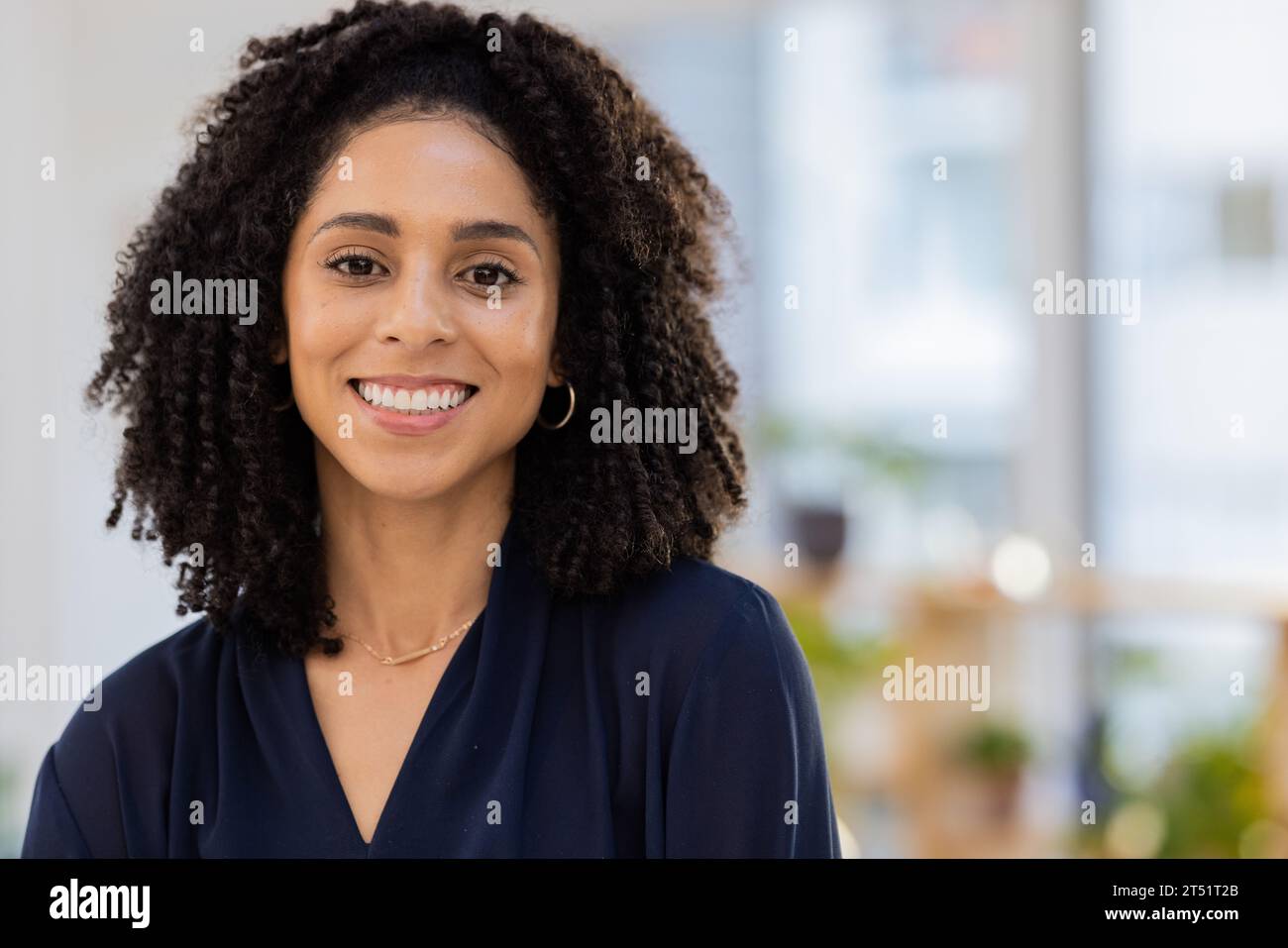 Black woman in business, face and success in portrait with career ...