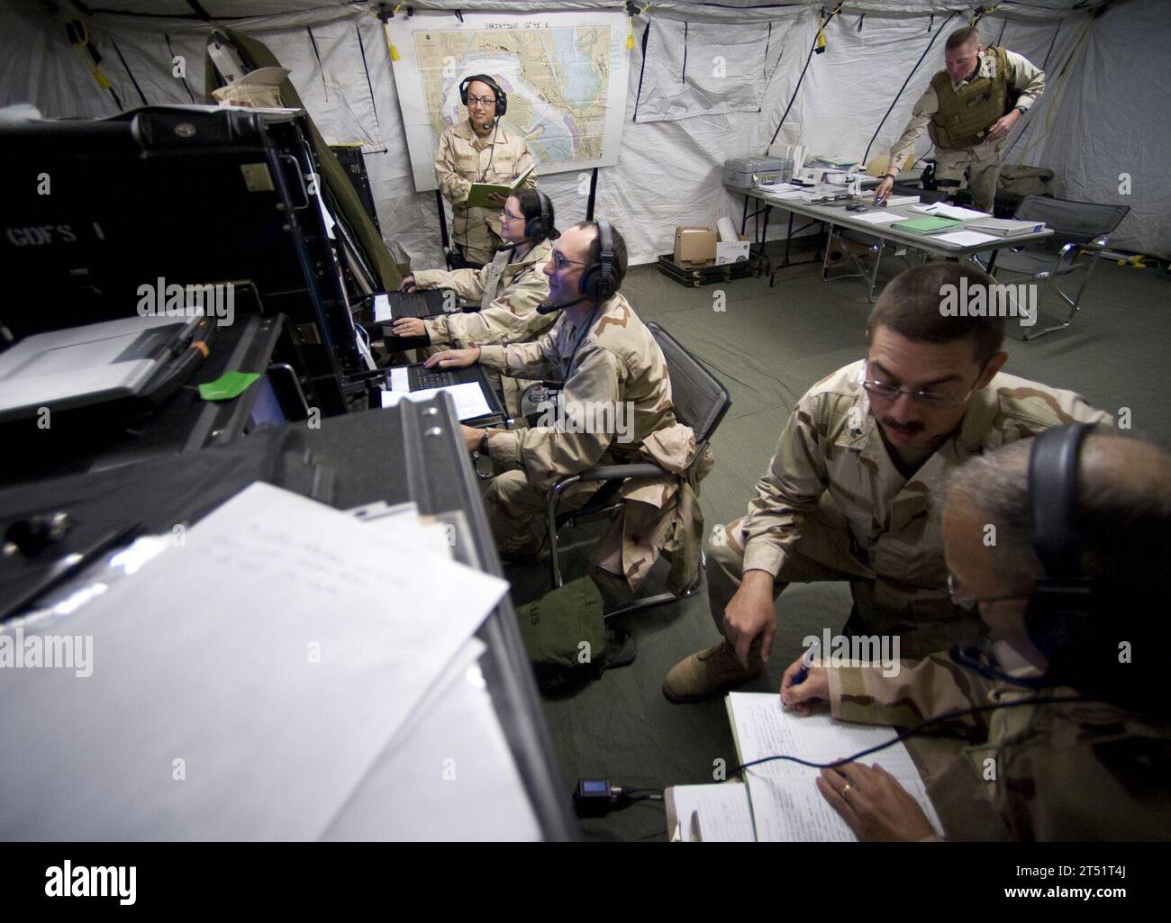 Expeditionary maritime operations center hi-res stock photography and ...