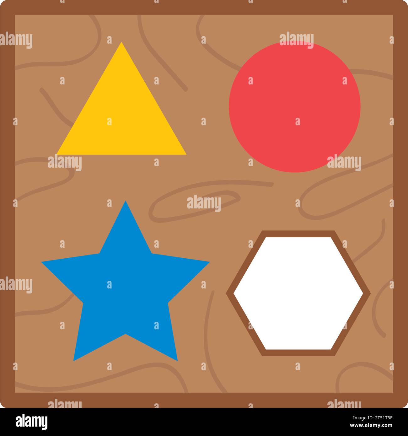 wooden toys form bloks Stock Vector Image & Art - Alamy