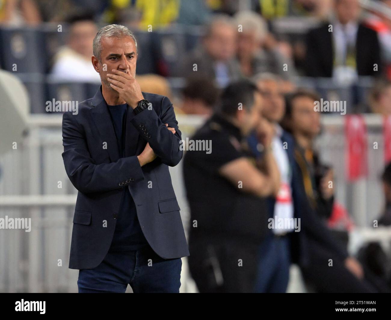 ISTANBUL - Fenerbahce SK trainer coach Ismail Kartal during the UEFA ...