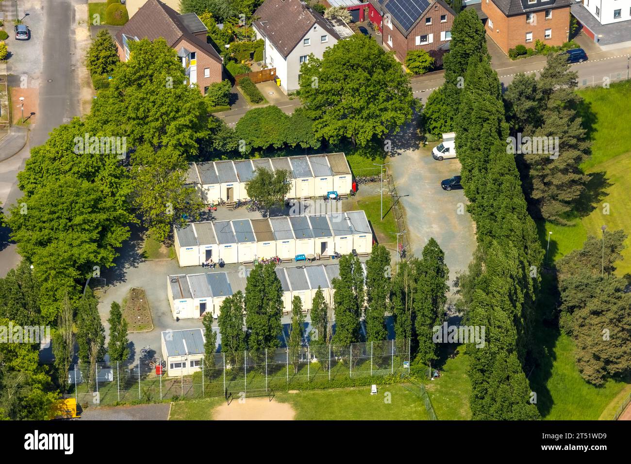 Container refugee shelter am tollstock hi-res stock photography and ...