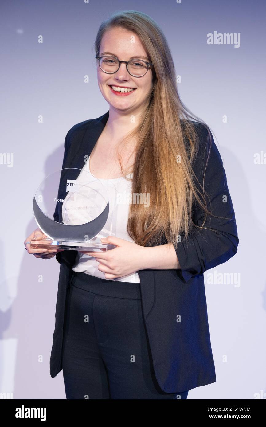Dresden, Germany. 02nd Nov, 2023. Jana Zeller, first place winner ...