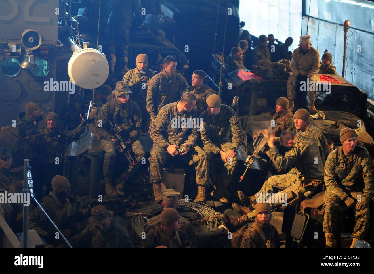 1012153659B-101 PACIFIC OCEAN (Dec. 15, 2010) Marines serving with ...