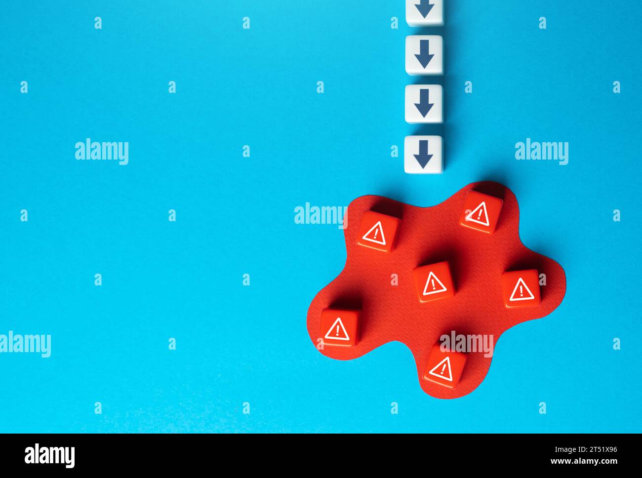 Danger lies ahead. Solve problems, eliminate danger. A dangerous stage ...