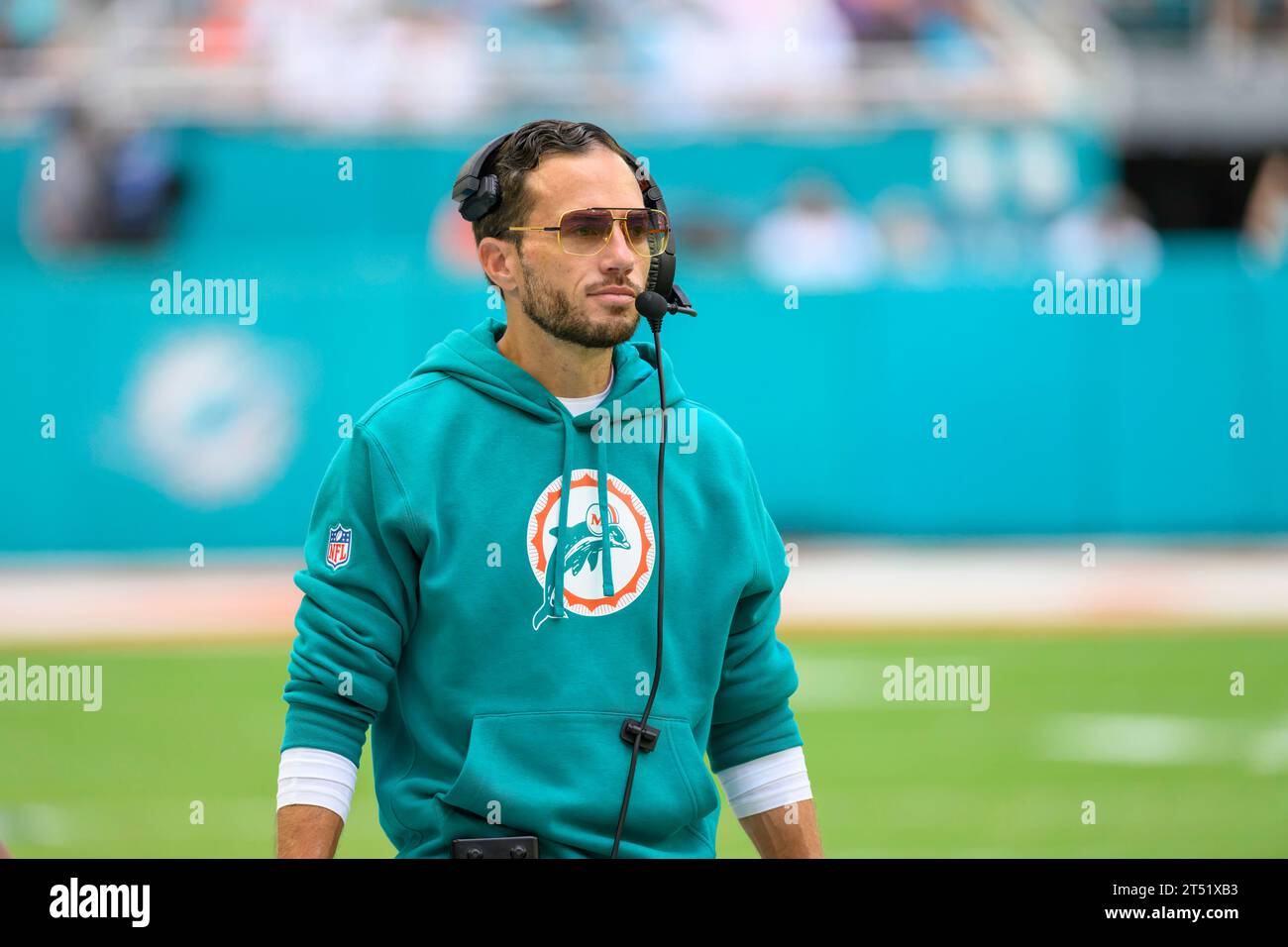 Miami Dolphins head coach Mike McDaniel walks on the sidelines during ...
