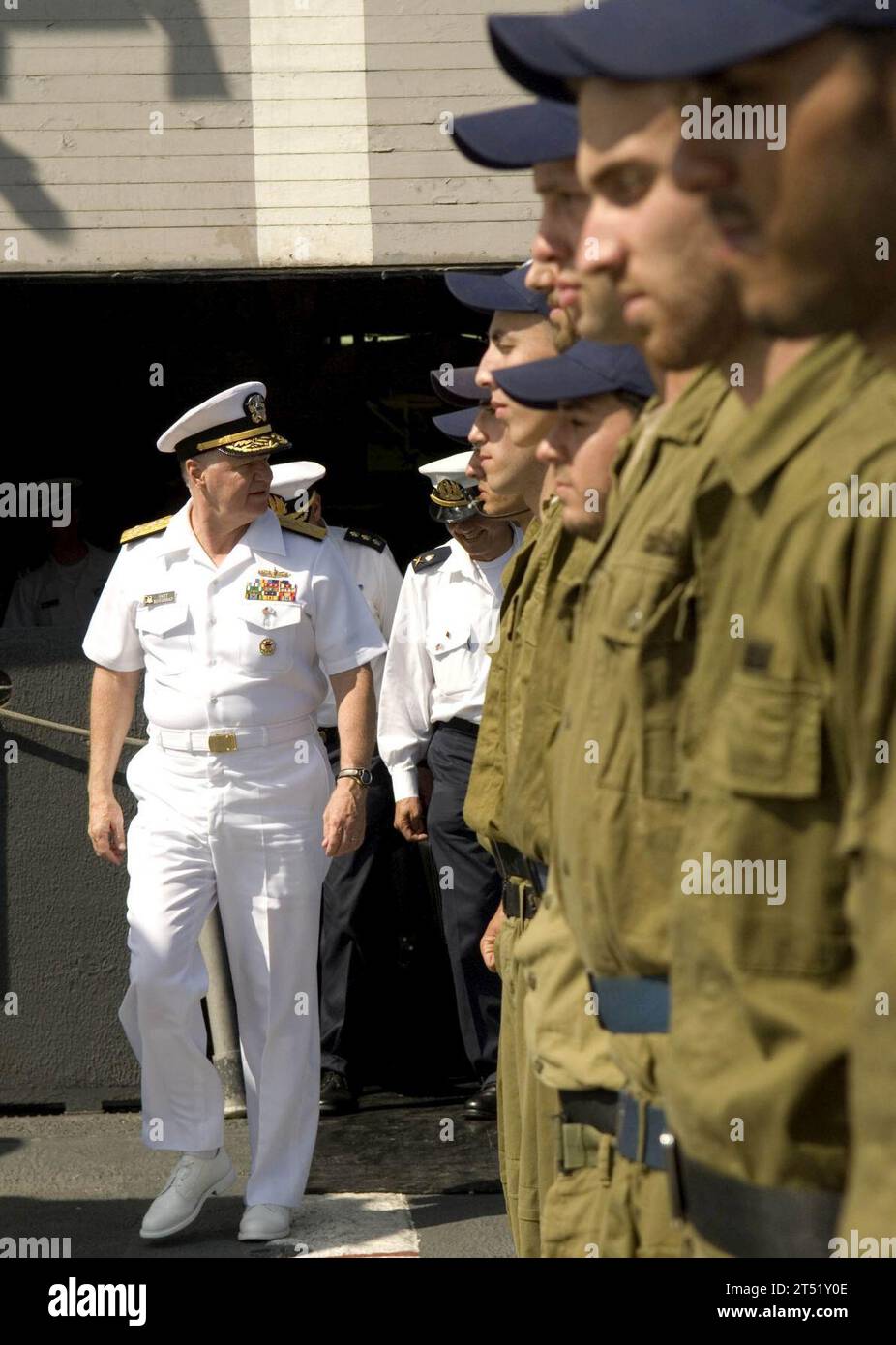 0806218273J-235 HAIFA NAVAL BASE, Israel (June 21, 2008) Sailors of the ...