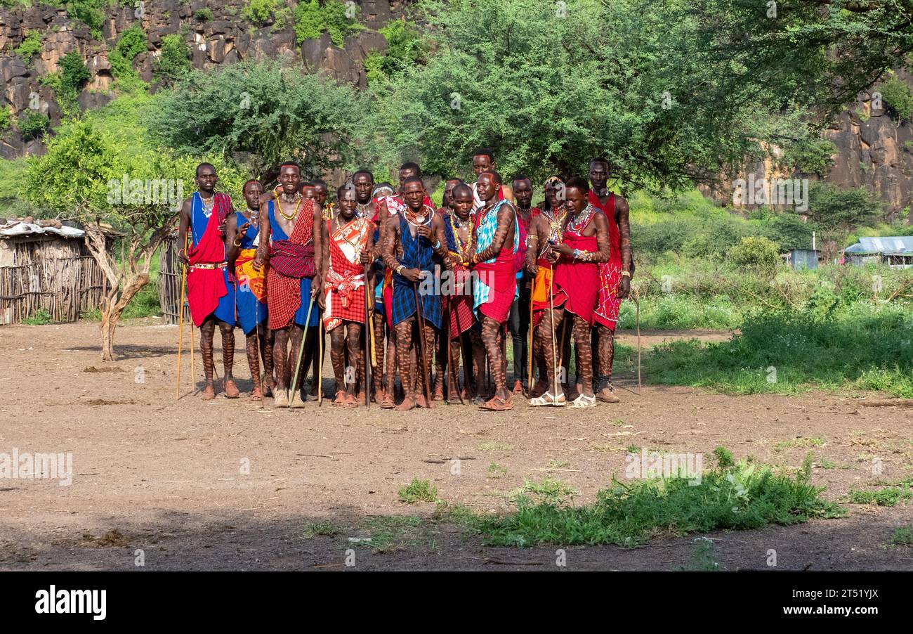 Maasai warriors, Kenya Stock Photo - Alamy