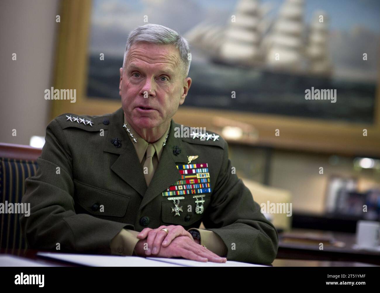 1103145549O-033 WASHINGTON (Mar. 14, 2011) Commandant of the Marine ...