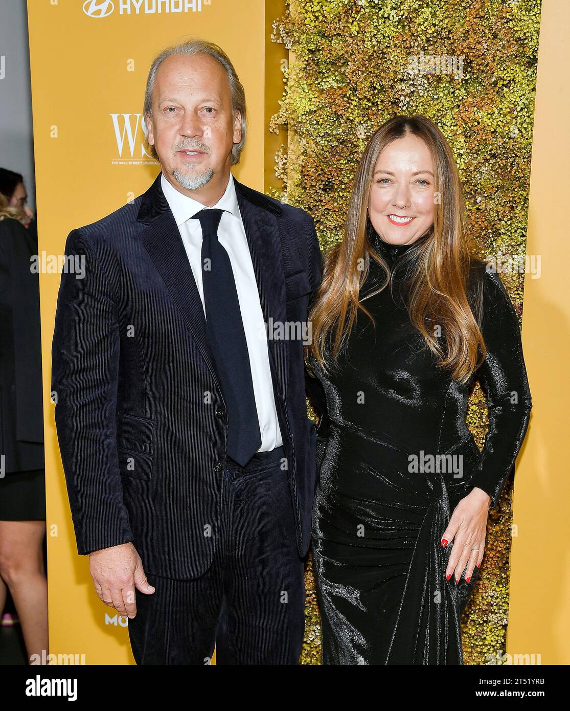 Stephen Alesch, left, and Robin Standefer attend the WSJ. Magazine ...