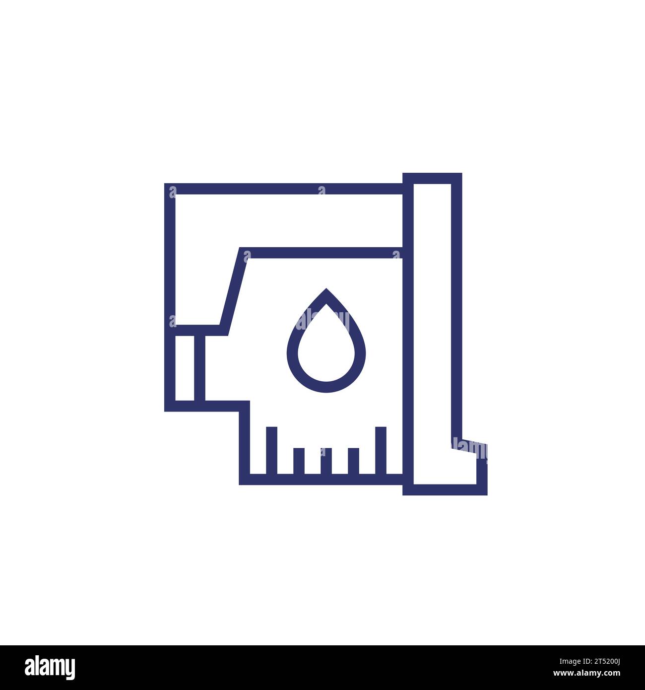 printer cartridge line icon, vector Stock Vector Image & Art - Alamy