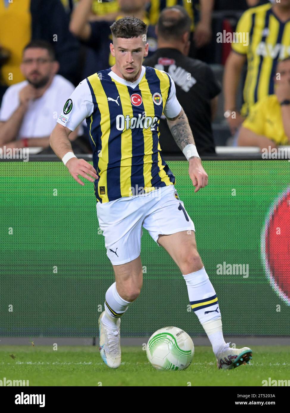 ISTANBUL - Ryan Kent of Fenerbahce SK during the UEFA Conference League ...