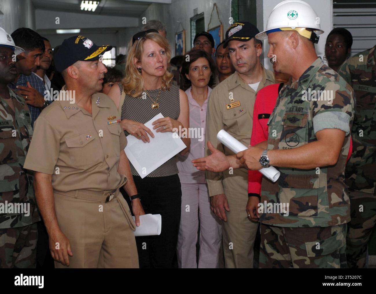 Adm. James Stavridis, SEABEES Stock Photo - Alamy