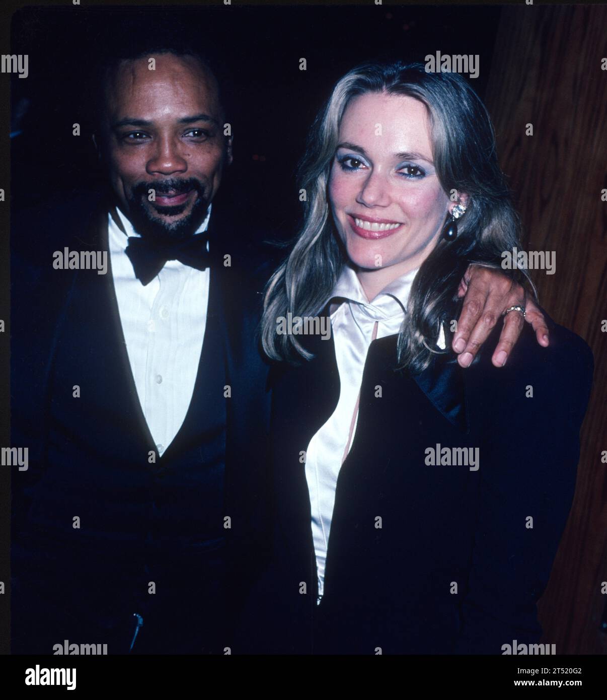 1985 Quincy Jones Peggy Lipton John Barrett/PHOTOlink.net Stock Photo ...